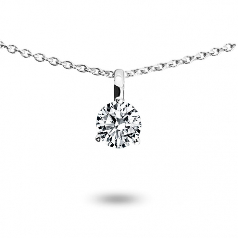 Collier diamant solitaire - P2944FMPWAC60