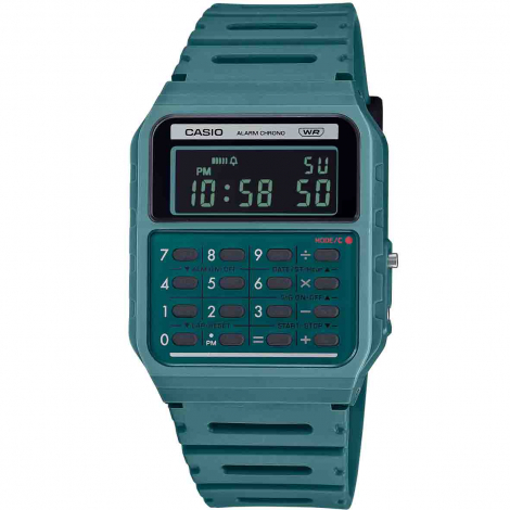 ⇒ Montre Casio Vintage - Edgy Collection - Bleu Canard- CA-53WB-3B