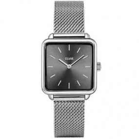 Montre Cluse Tétragone - la garçonne - cluse minuit - subtil diamant