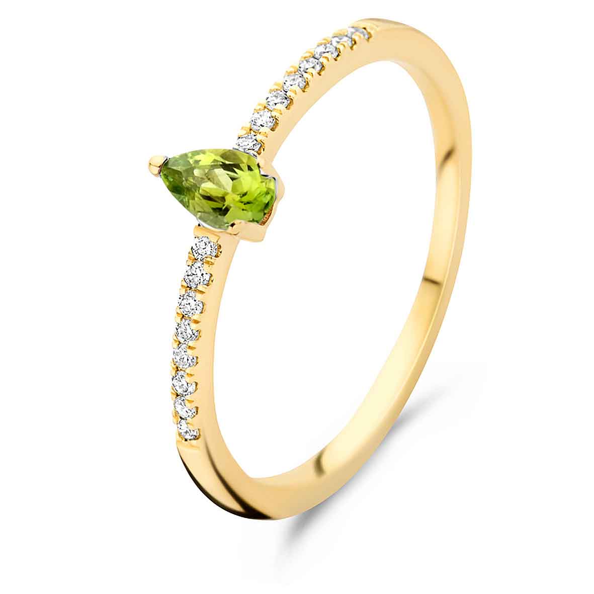 Bague Pierre Fine en Or Rose - Kiera - 064302EA